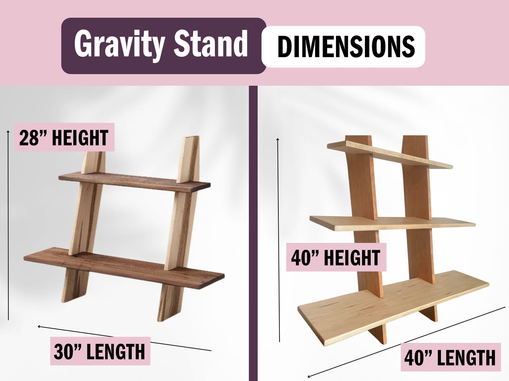Gravity Stand Shelf – StoneWon Designs