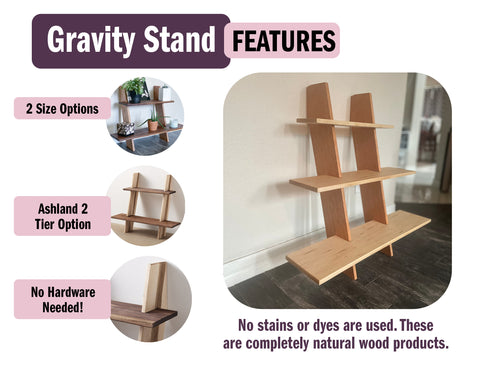 Gravity Stand Shelf – StoneWon Designs