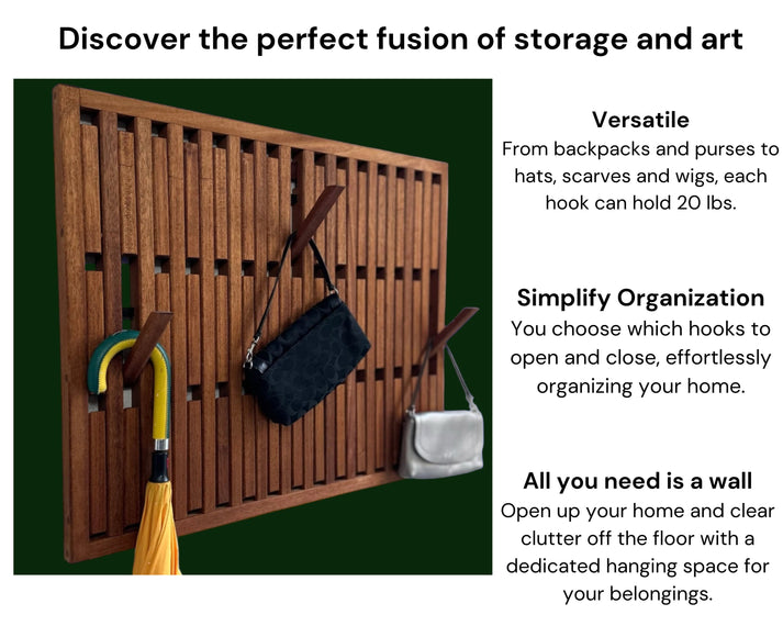 The Original Magnetic Coat Rack | Entryway Organizer – StoneWon Designs