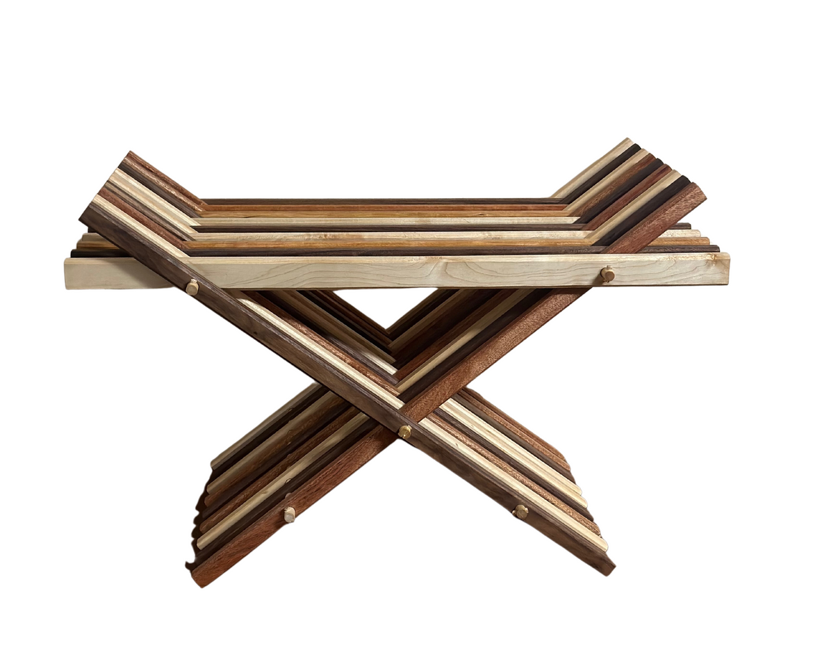 Modern Folding Wood Bench – StoneWon Designs